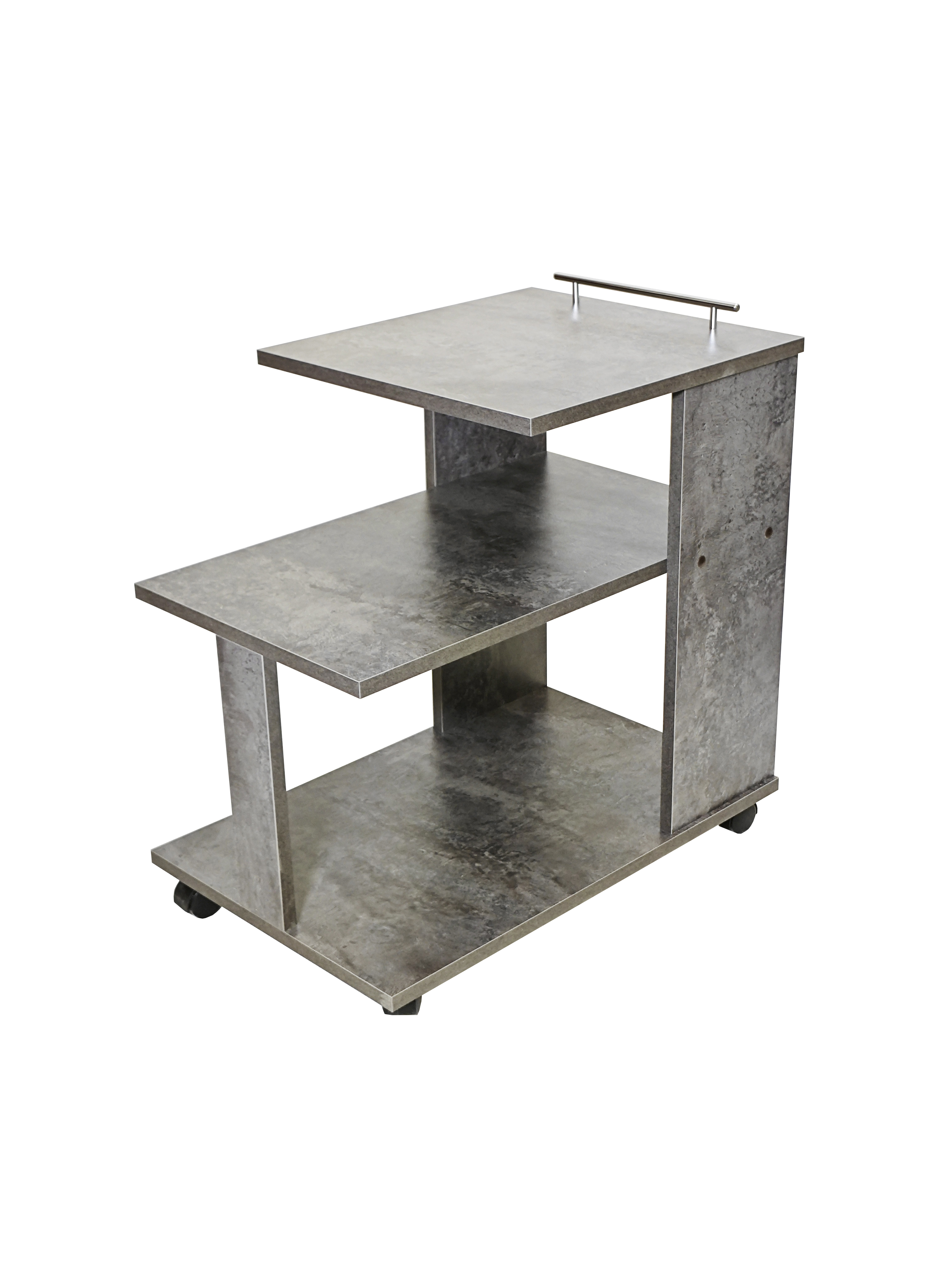 Столик сервировочный Кресло Сибири, 39х59х60 см, цемент темный