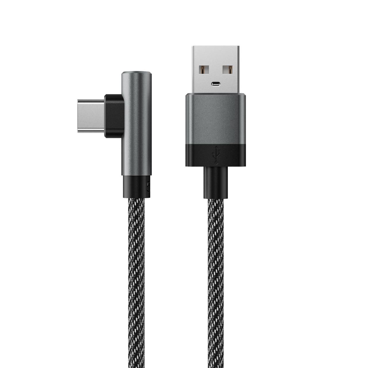 Кабель USB - Type-C Accesstyle AC30-F100MA 1 м черный