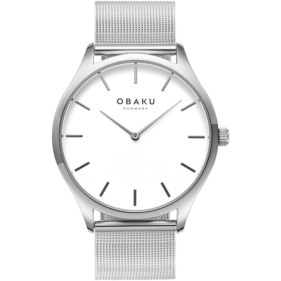 Наручные часы женские Obaku V260LXCIMC серебристые