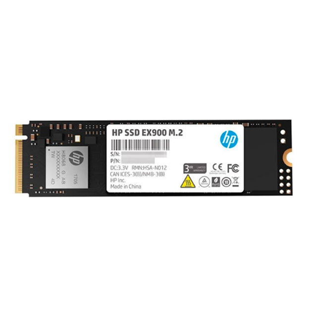 SSD накопитель HP EX900 M.2 2280 500 ГБ (2YY44AA)