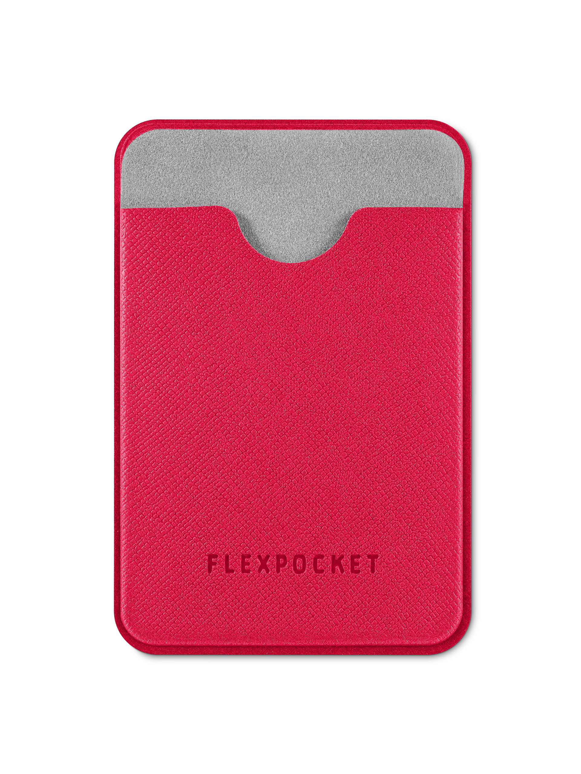 Чехол для карты/пропуска Flexpocket POL-7ES красный