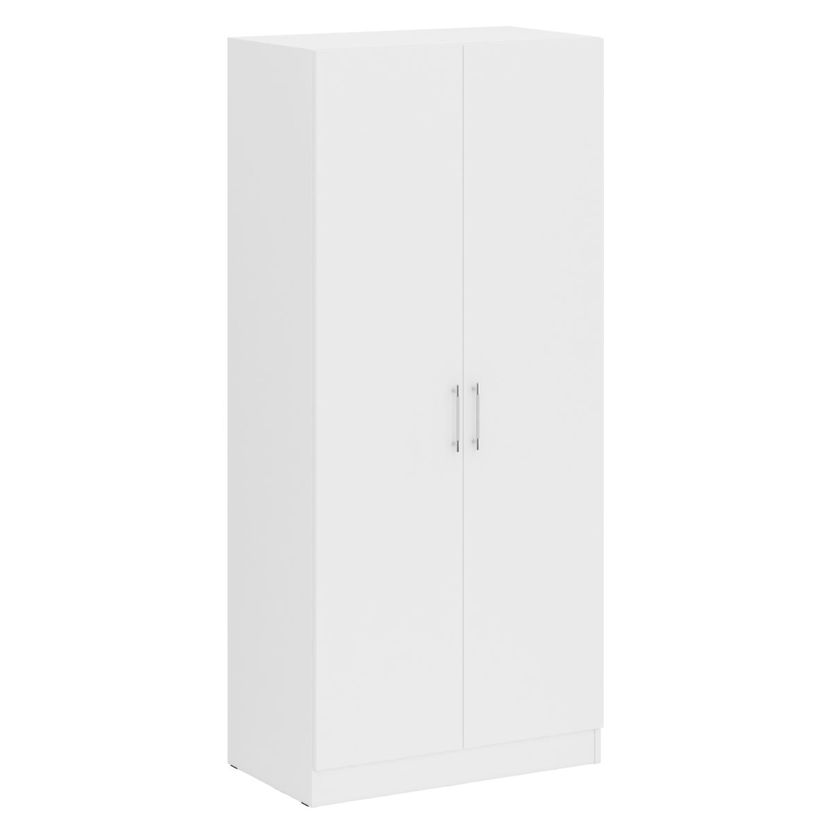 Шкаф 2-х створчатый СВК Стандарт белый, 90х52х200 см