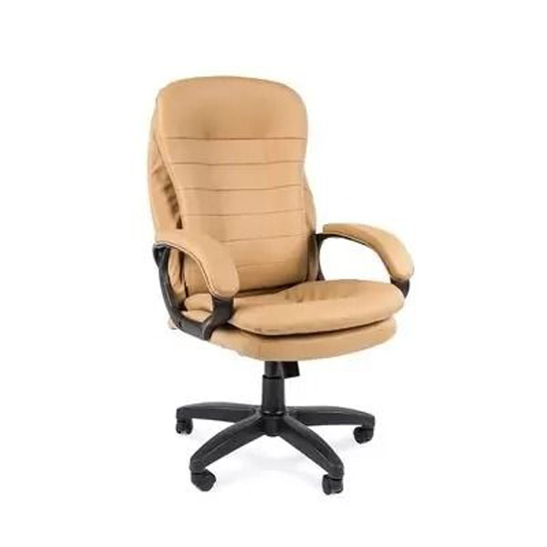 Кресло для руководителя Easy Chair 515 TPU бежевое (экокожа, пластик), 686727