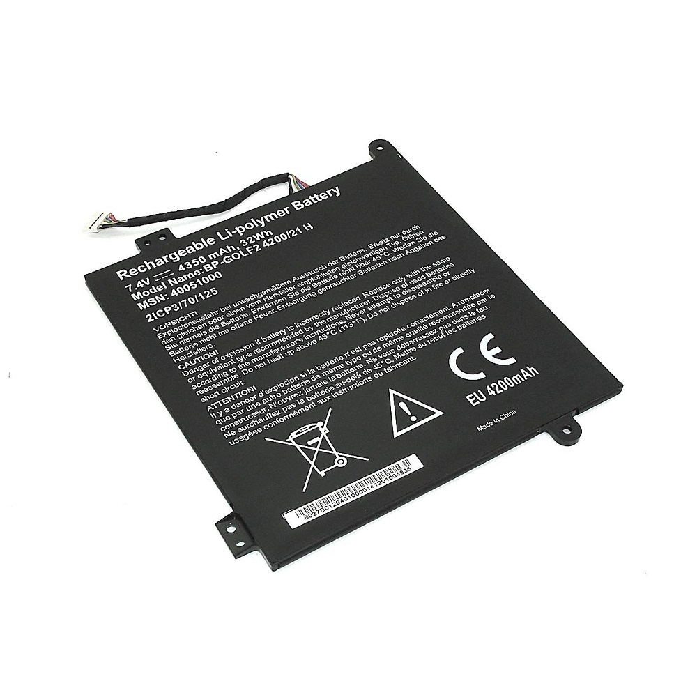 Аккумулятор для ноутбука Acer One Cloudbook11 21CP4/70/125 7PIN 7.4V 4350mAh