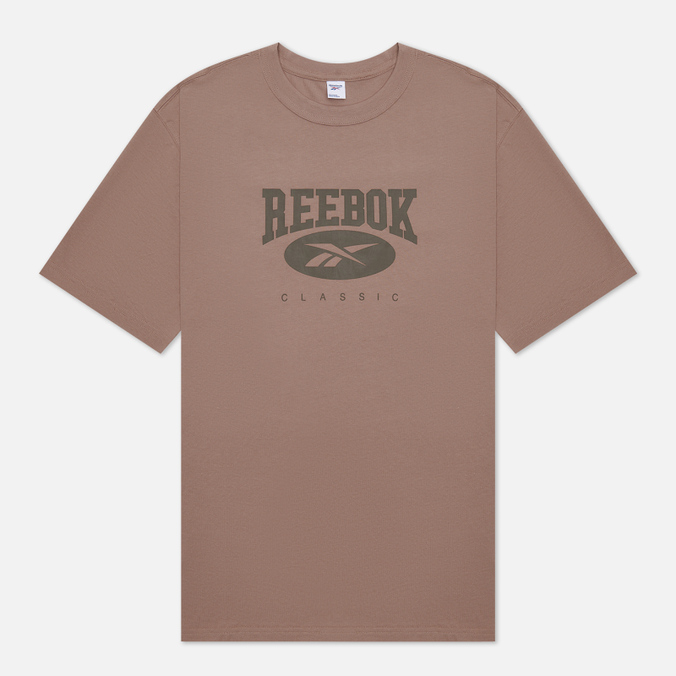 Мужская футболка Reebok Archive Essentials Big Logo коричневый, Размер XXL