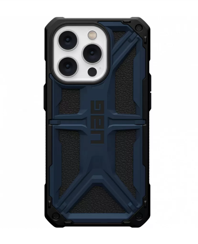 Чехол Uag Monarch для iPhone 14 Pro тёмно-синий (Mallard)