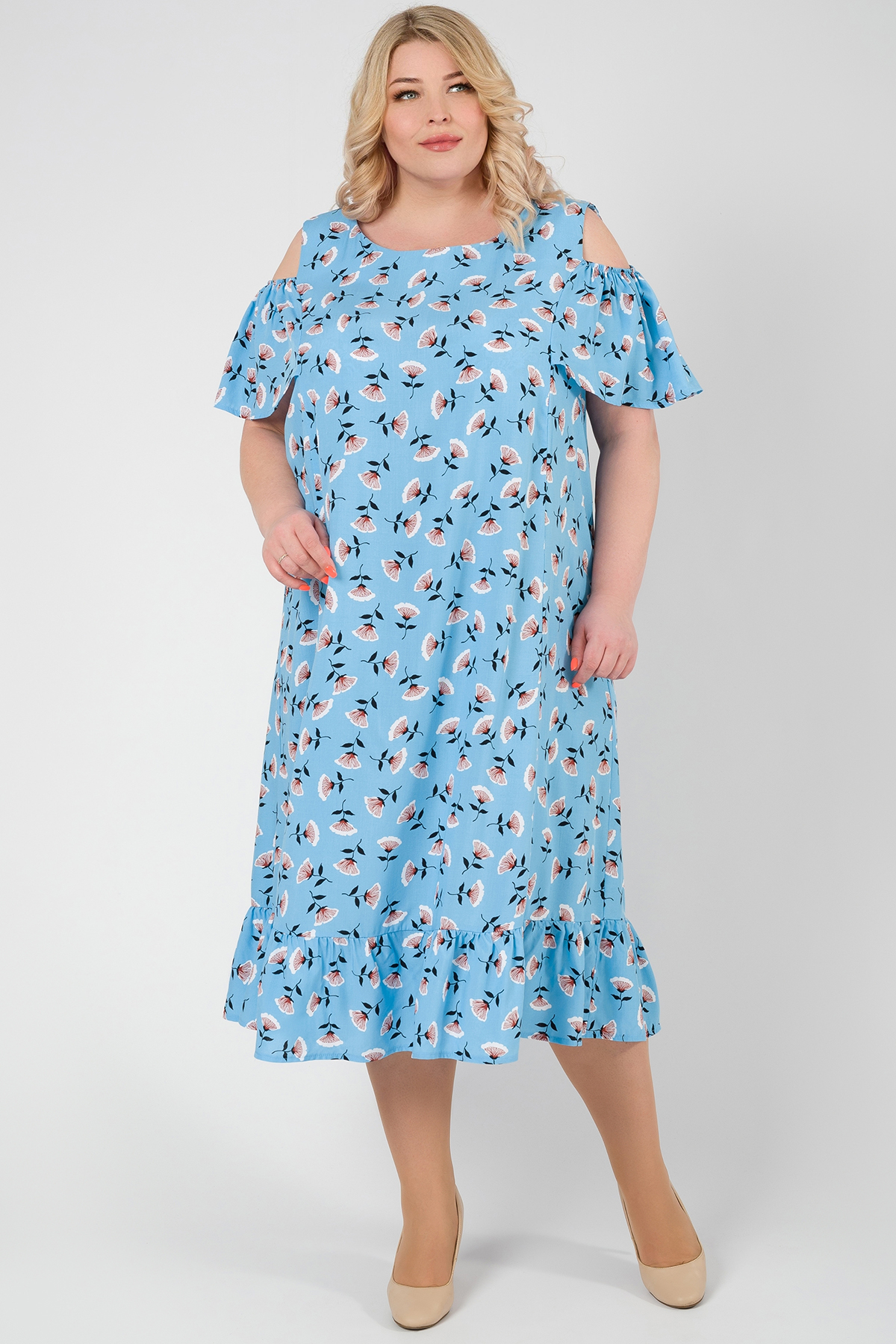Платье женское Ш'аrliзе 0930 голубое 60 RU
