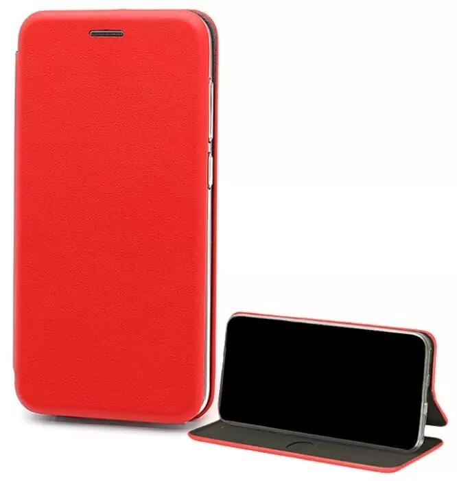 Чехол книжка для Xiaomi Mi 11 Lite красный