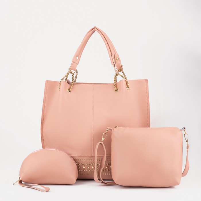 Комплект сумок женский NoBrand 7435522, розовый