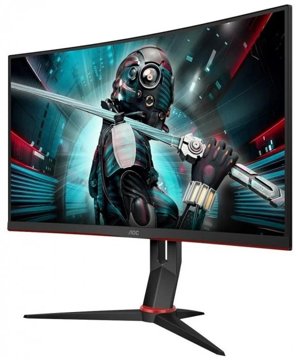 27" Монитор AOC CQ27G2U/BK красный, черный 144Hz 2560x1440 VA