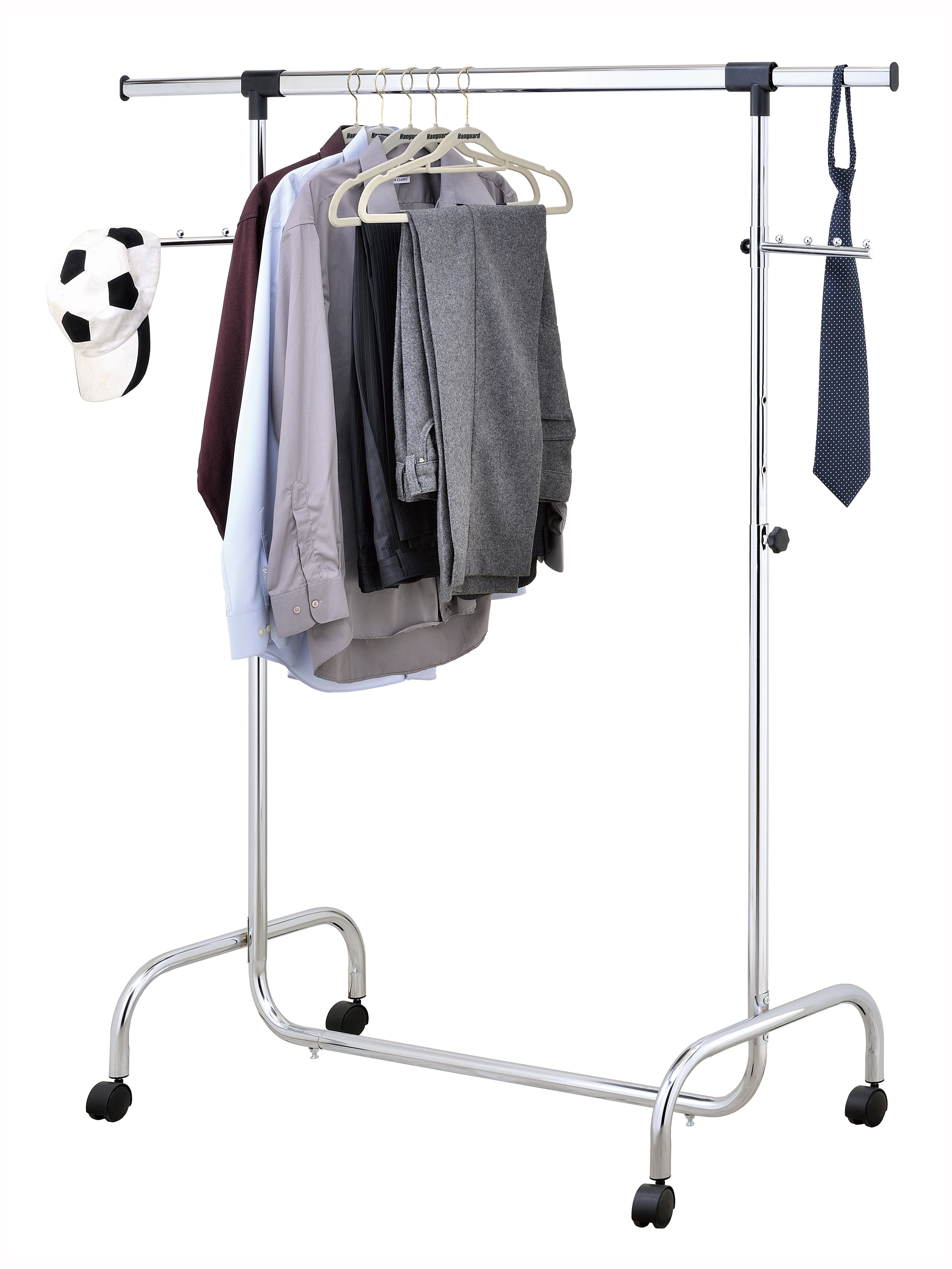 Стойка для одежды усиленная, на колёсиках, UniStor RINO, арт 210013
