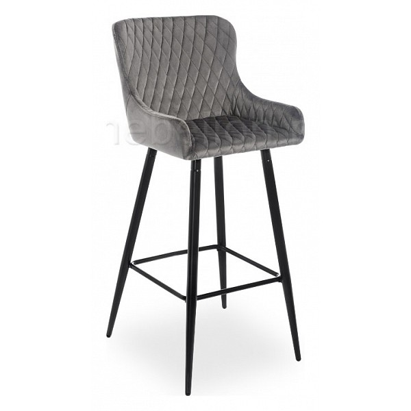 Барный стул Woodville Mint WO_11535, черный/темно-серый