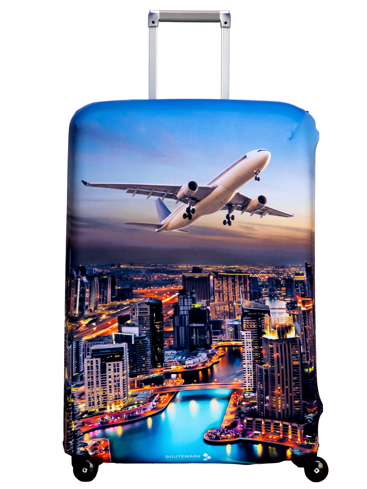 Чехол для чемодана  Routemark PlaneII синий L/XL