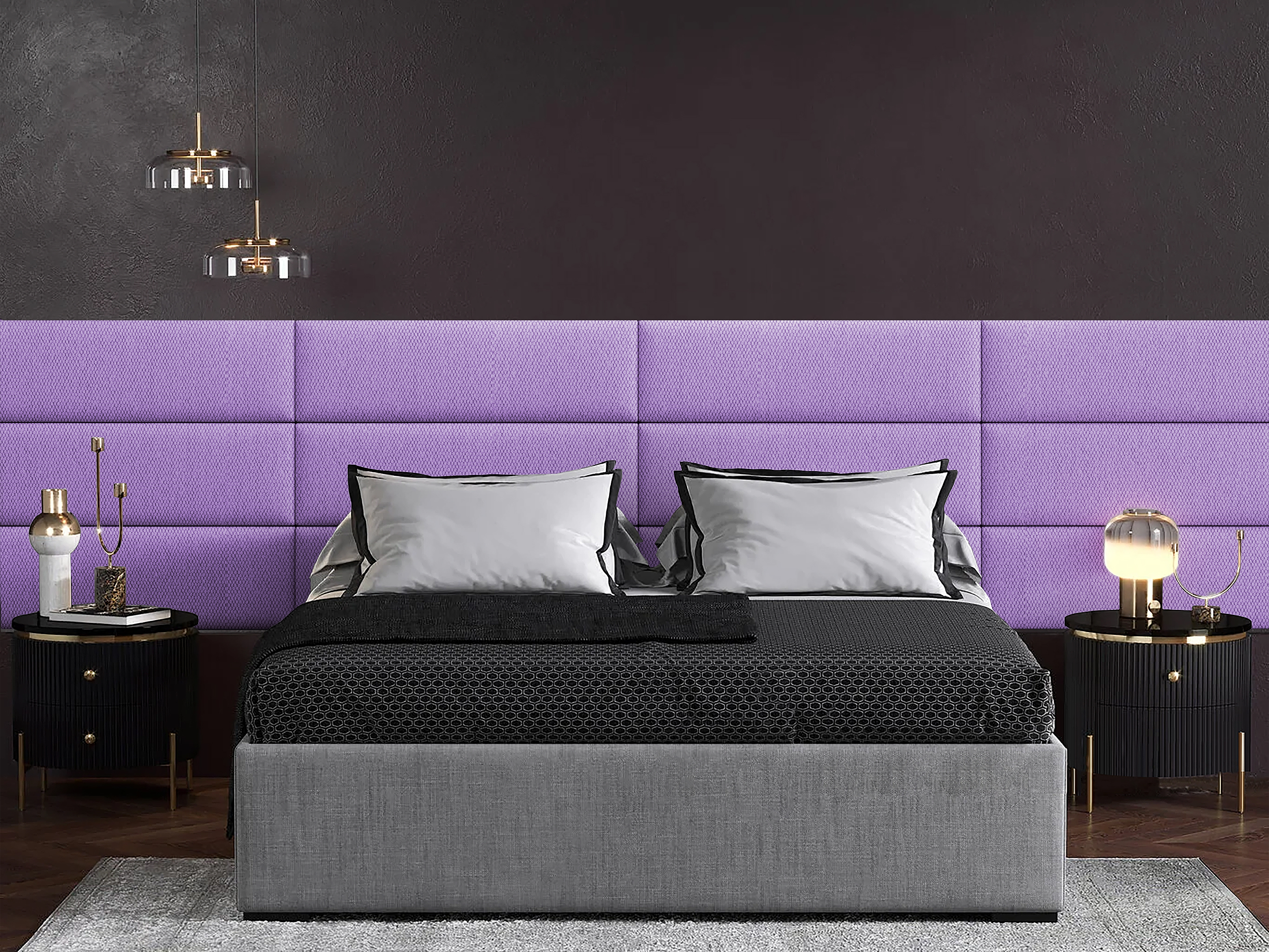 Панель кровати Cabrio Violet 30х100 см 4 шт.