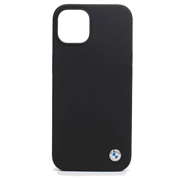 Чехол iPhone 13 Mini BMW Silicone, черный