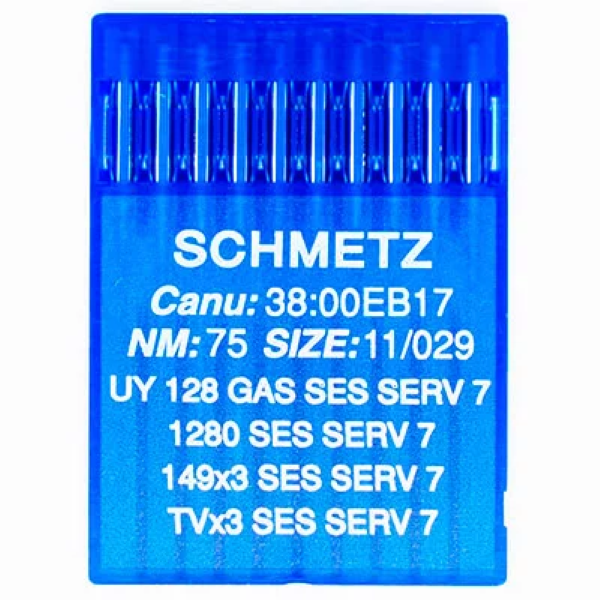 Иглы промышленные Schmetz UY 128 GAS SES SERV7 75, 10 шт