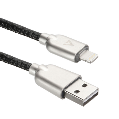 Кабели USB ACD-Allure Lightning USB-A, черный