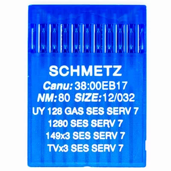 Иглы промышленные Schmetz UY 128 GAS SES SERV 80, 10 шт