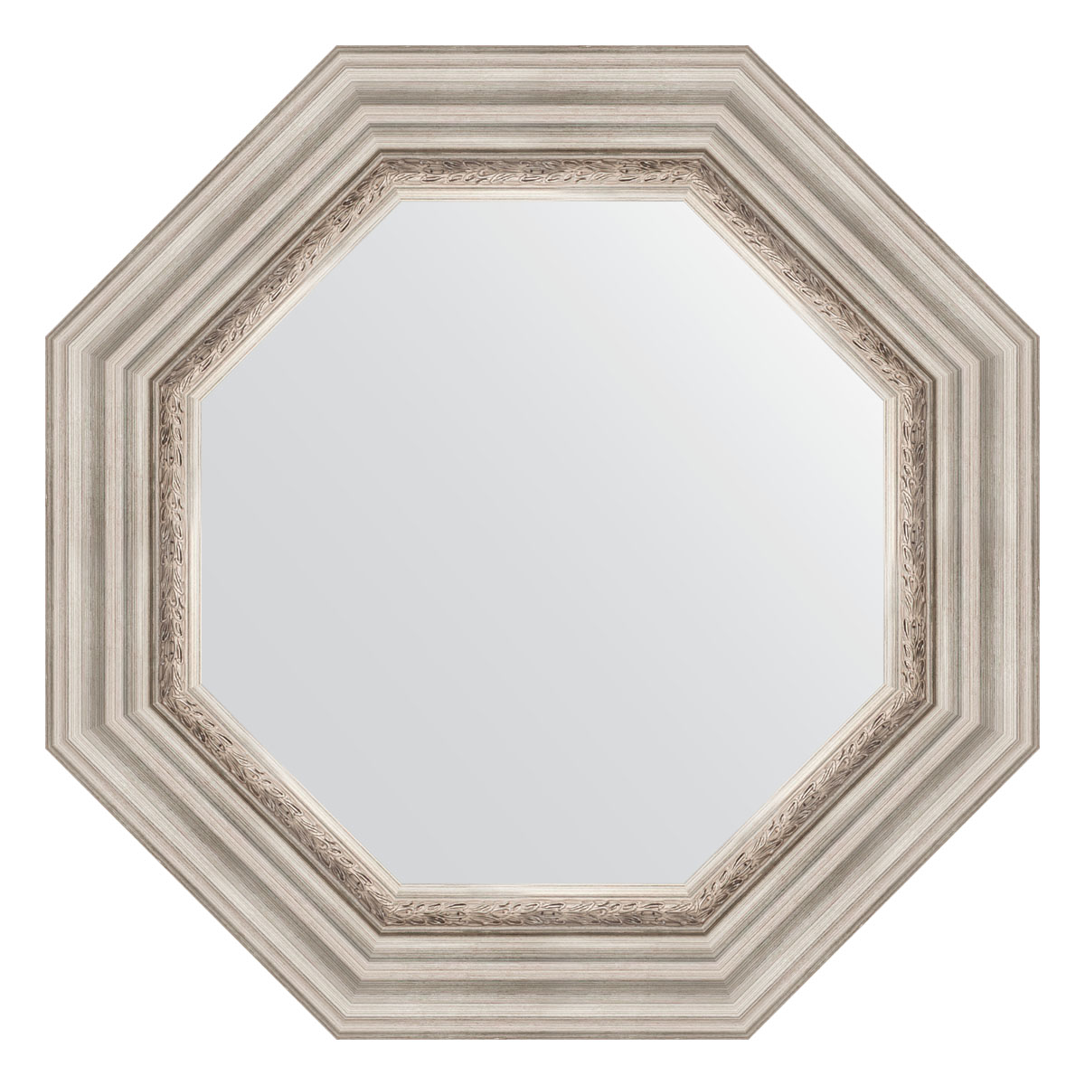 Зеркало в раме 57x57см Evoform BY 3787 римское серебро