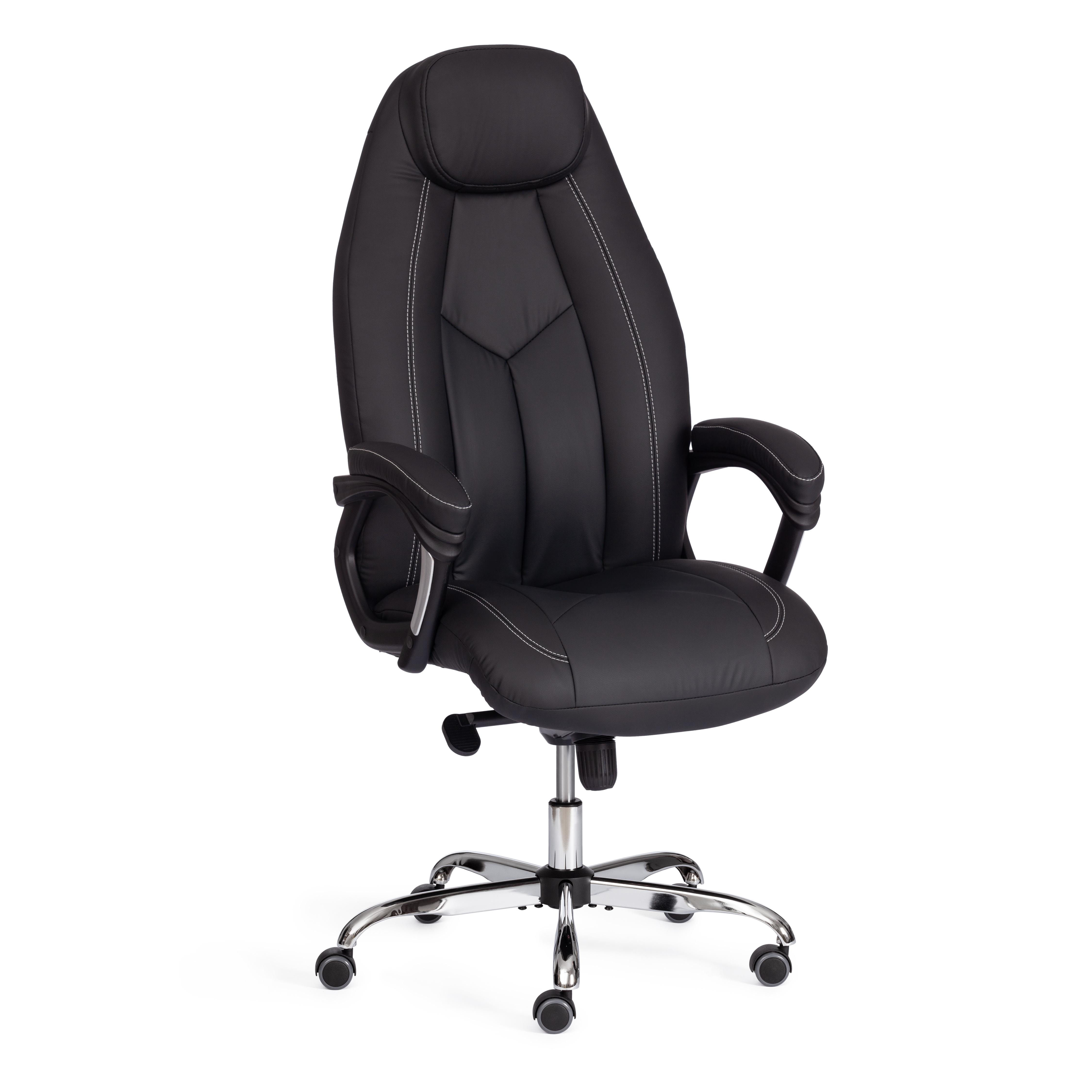 Кресло руководителя TetChair Boss Lux кожзам черный