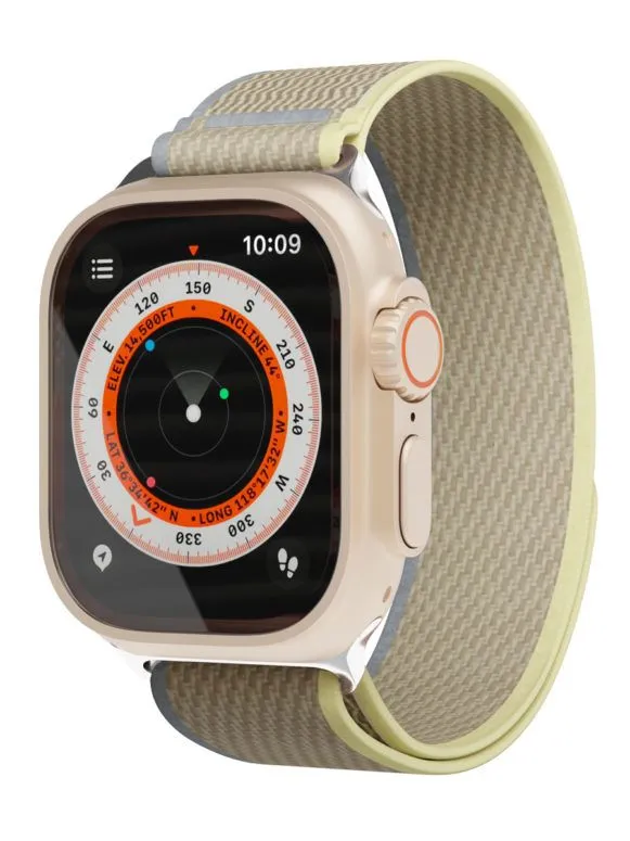 Ремешок VLP Trail Band для Apple Watch 42/44/45/49 mm Beidge/Yellow