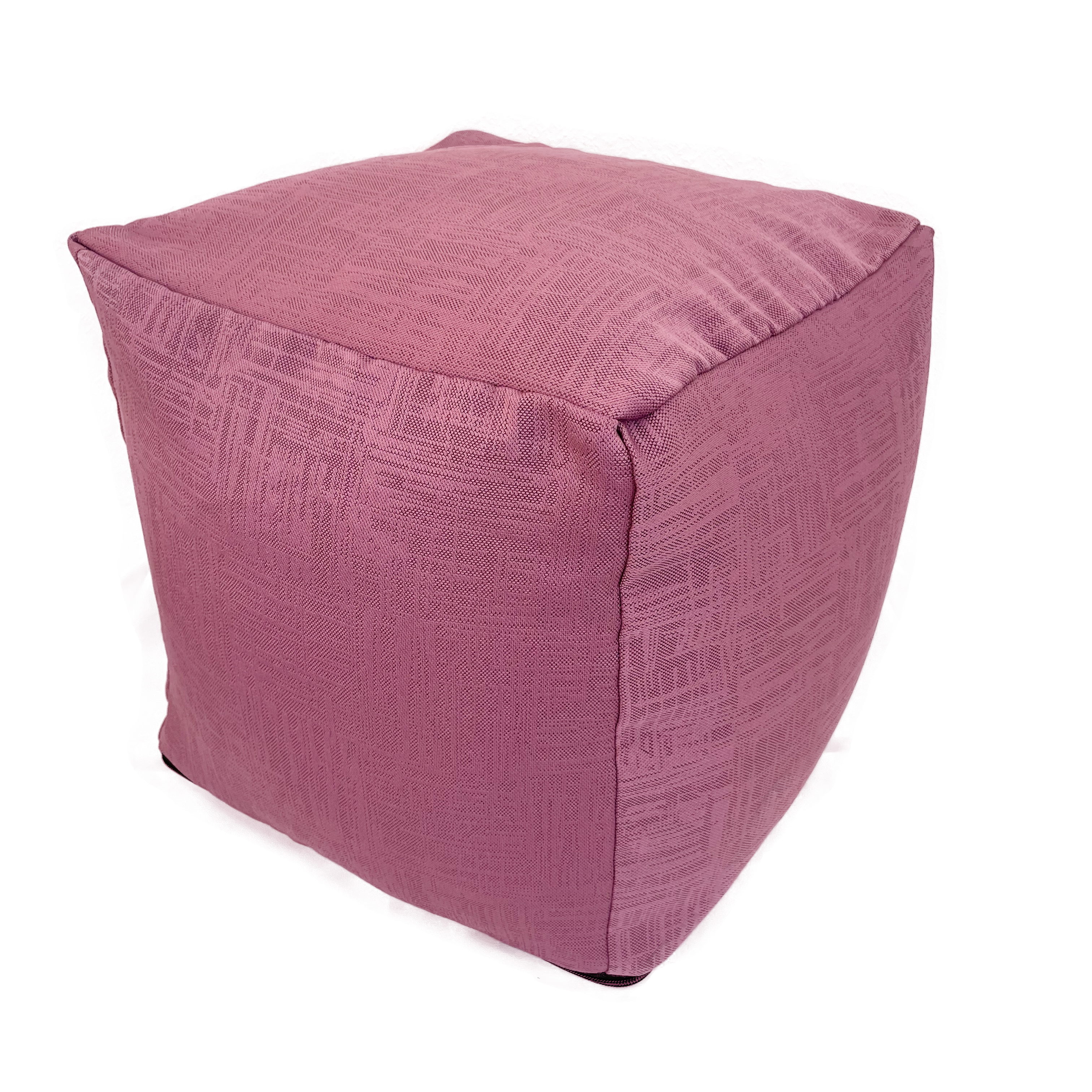 Кресло-мешок Пуфик кубик Kreslo-Puff Delson 66 Фиолетовый Рогожка