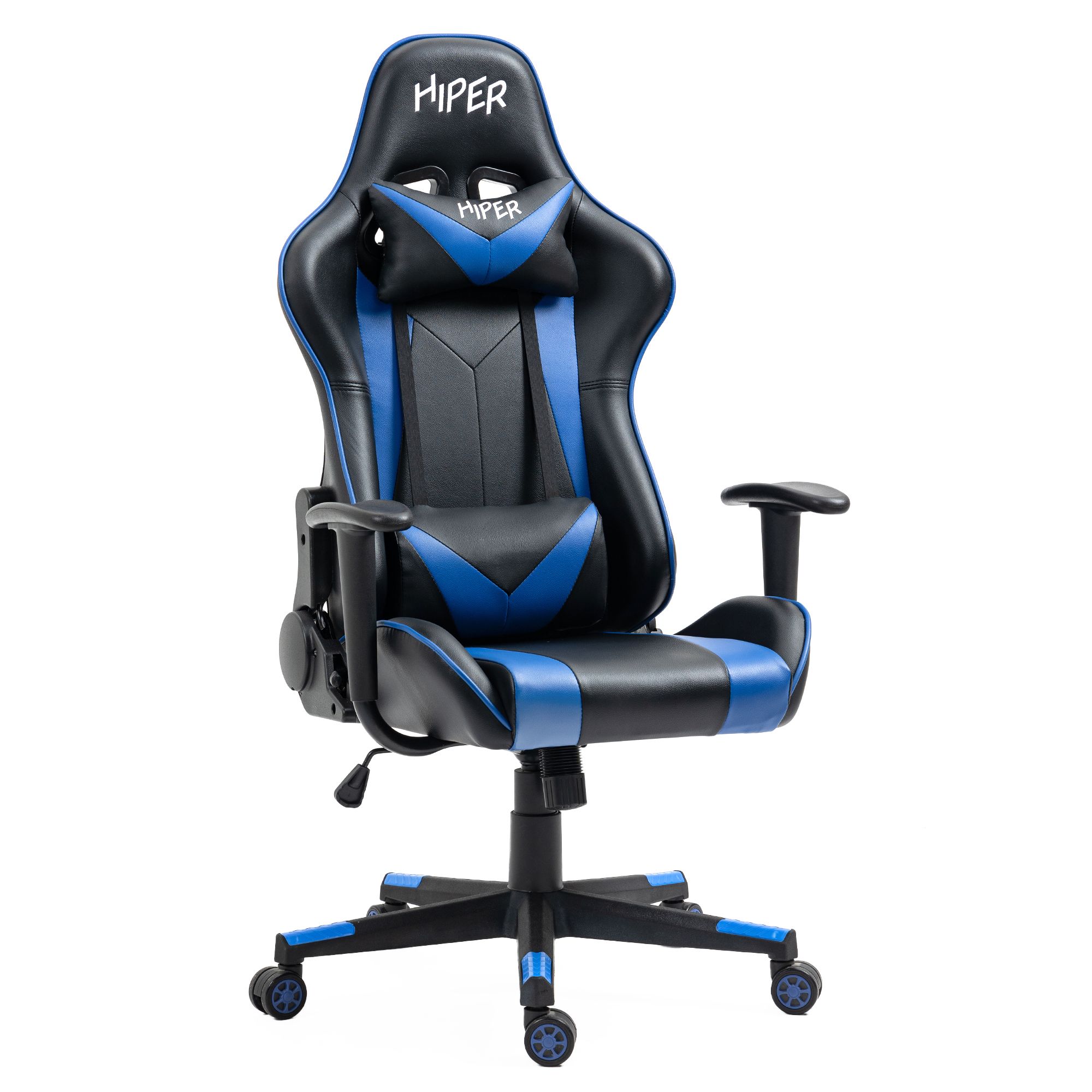 Кресло игровое Hiper Hokkaido HGC102, чёрный, синий