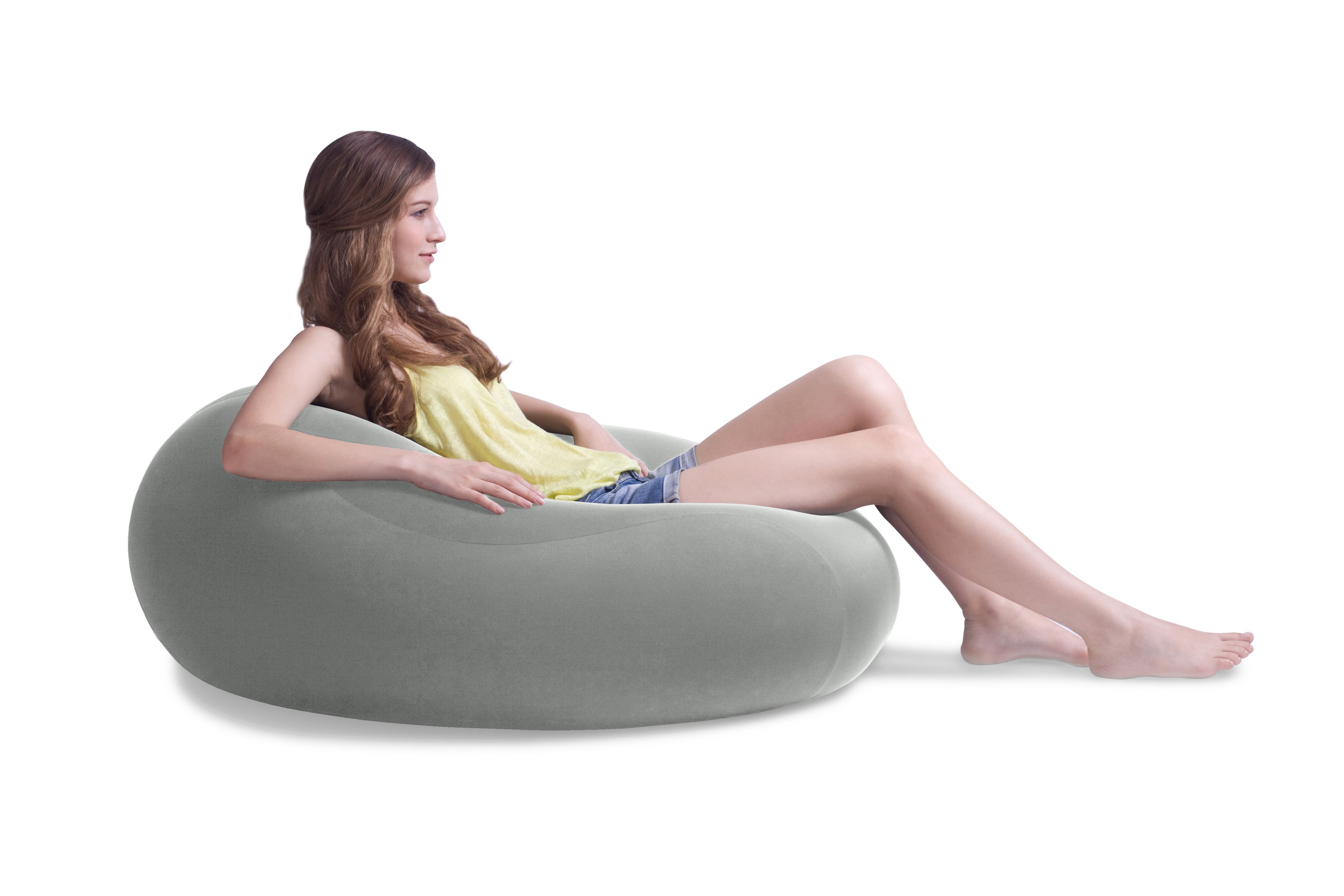 Кресло-мешок нового формата aLounge - Space Pod - Moon Grey (светло-серый)