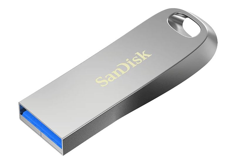 Флешка SanDisk Ultra Luxe 256 ГБ, 1 шт., серебристый (SDCZ74-256G-G46)