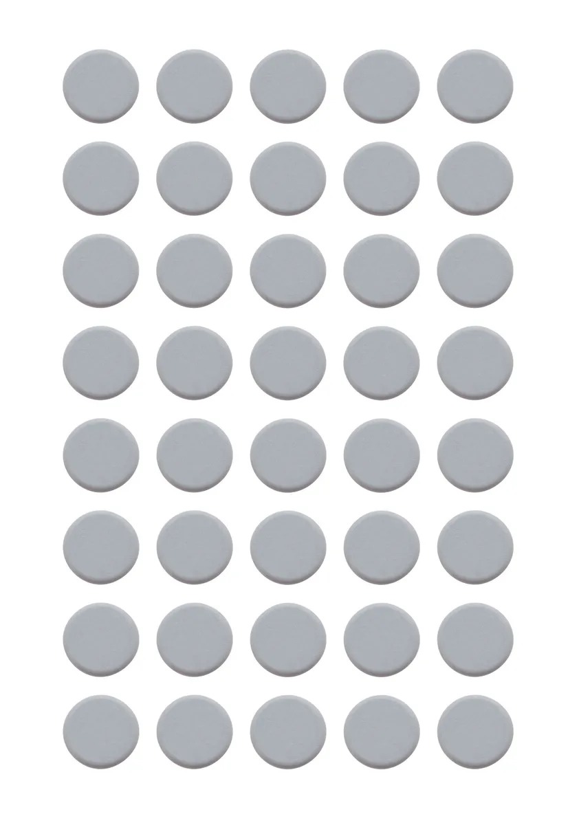 Заглушка мебельная Инталика MP00356, цвет серый