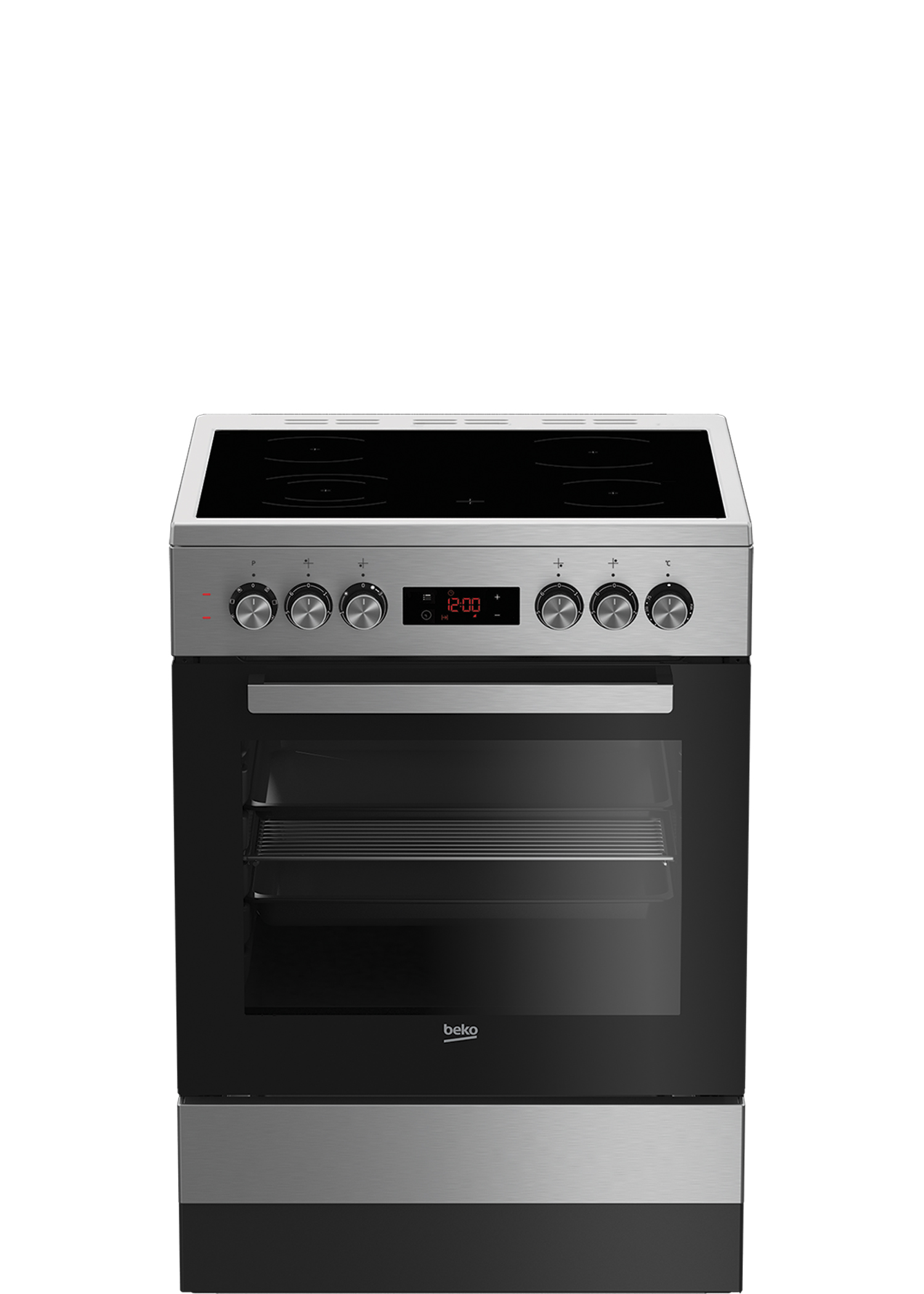 Электрическая плита Beko FSE67310GX Silver/Black