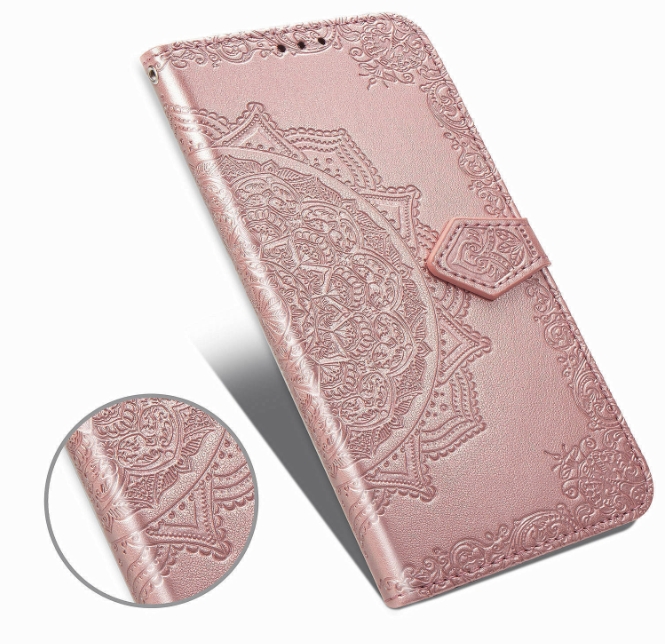 Чехол-книжка MyPads для OnePlus 9 розовый