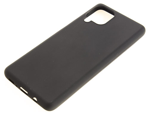Силиконовый чехол TPU Case матовый для Samsung M62 черный