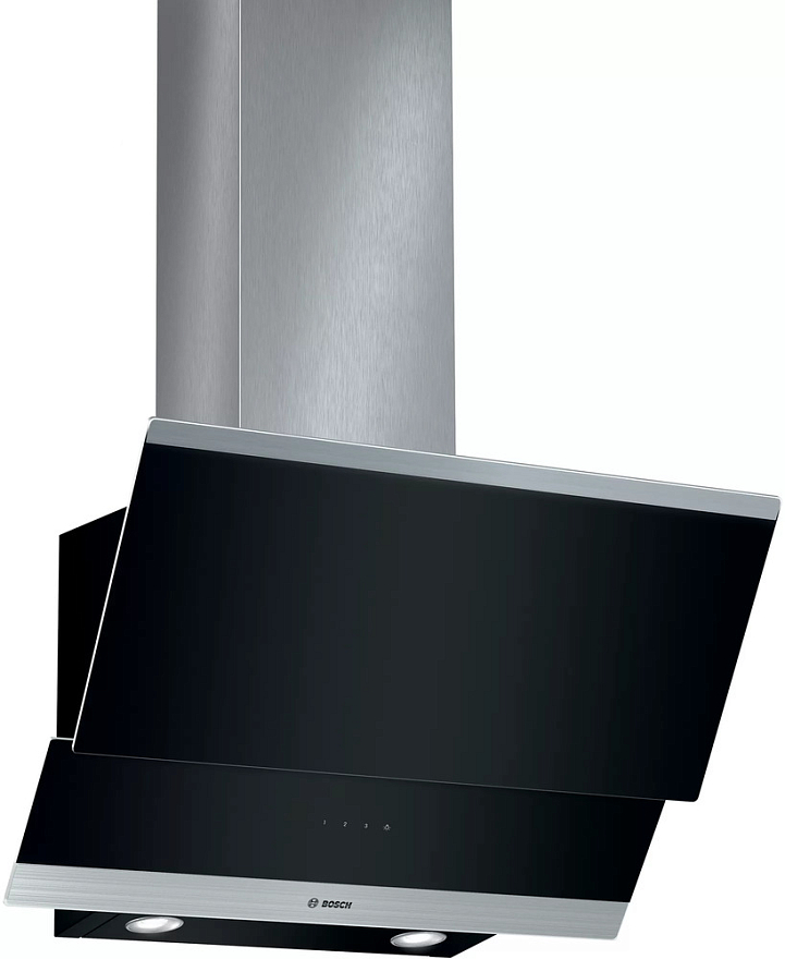 Вытяжка настенная Bosch DWK065G60T серебристый, черный