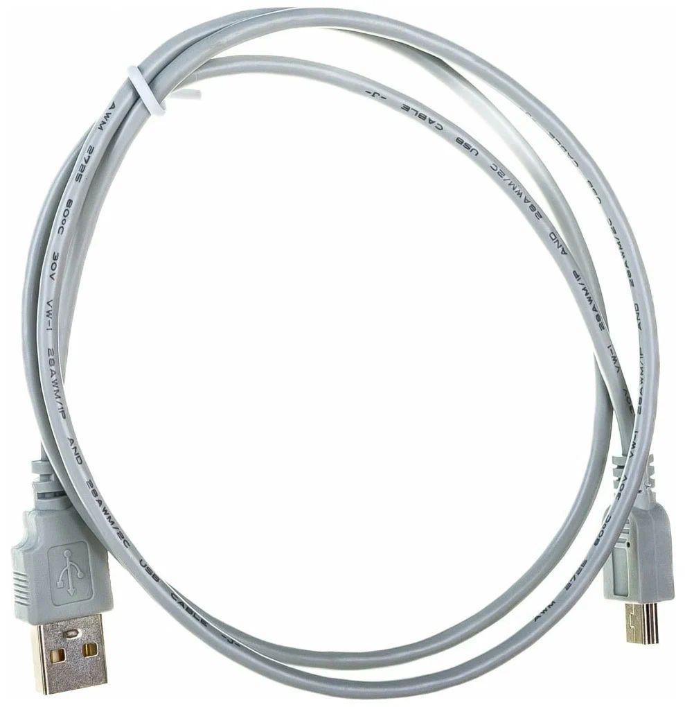 Кабель USB2.0 Am-miniB Cablexpert CC-USB2-AM5P-3-0.9 м, серый