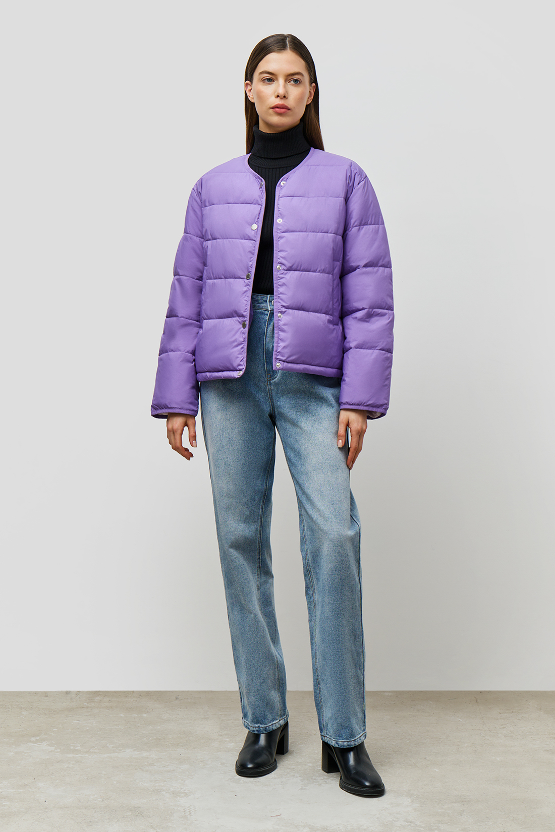 Куртка женская Baon B0423005 фиолетовая L