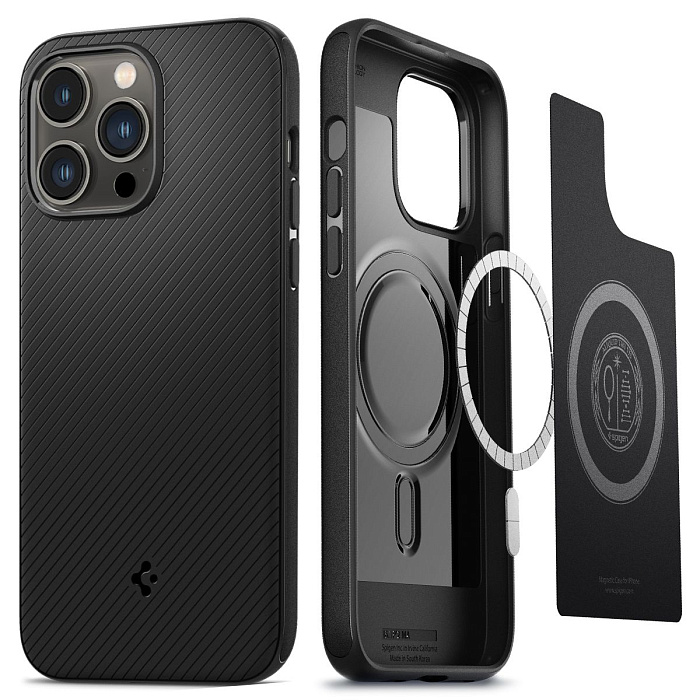 Чехол Spigen Mag Armor (ACS04989) для iPhone 14 Pro (Matte Black)