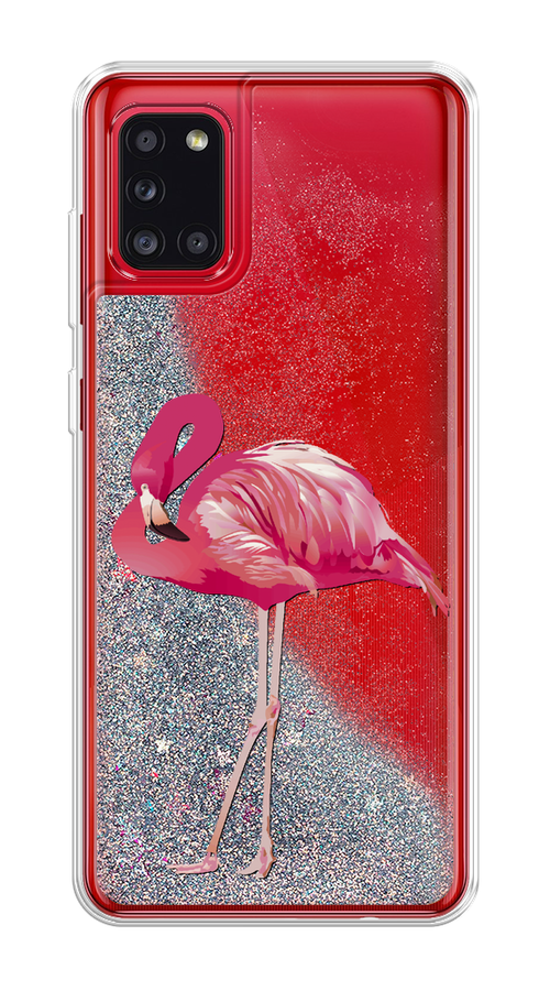 Чехол Awog на Samsung Galaxy A31 / Самсунг A31 "Застенчивый фламинго"