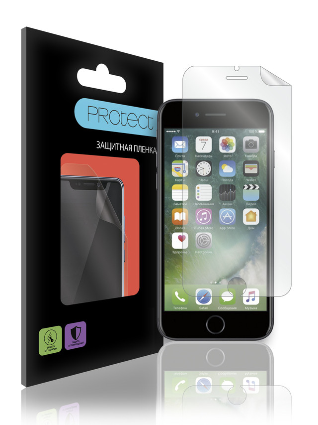Защитная плёнка ПЭТ Protect для Apple iPhone 7 Plus /на айфон 7/плюс /30216