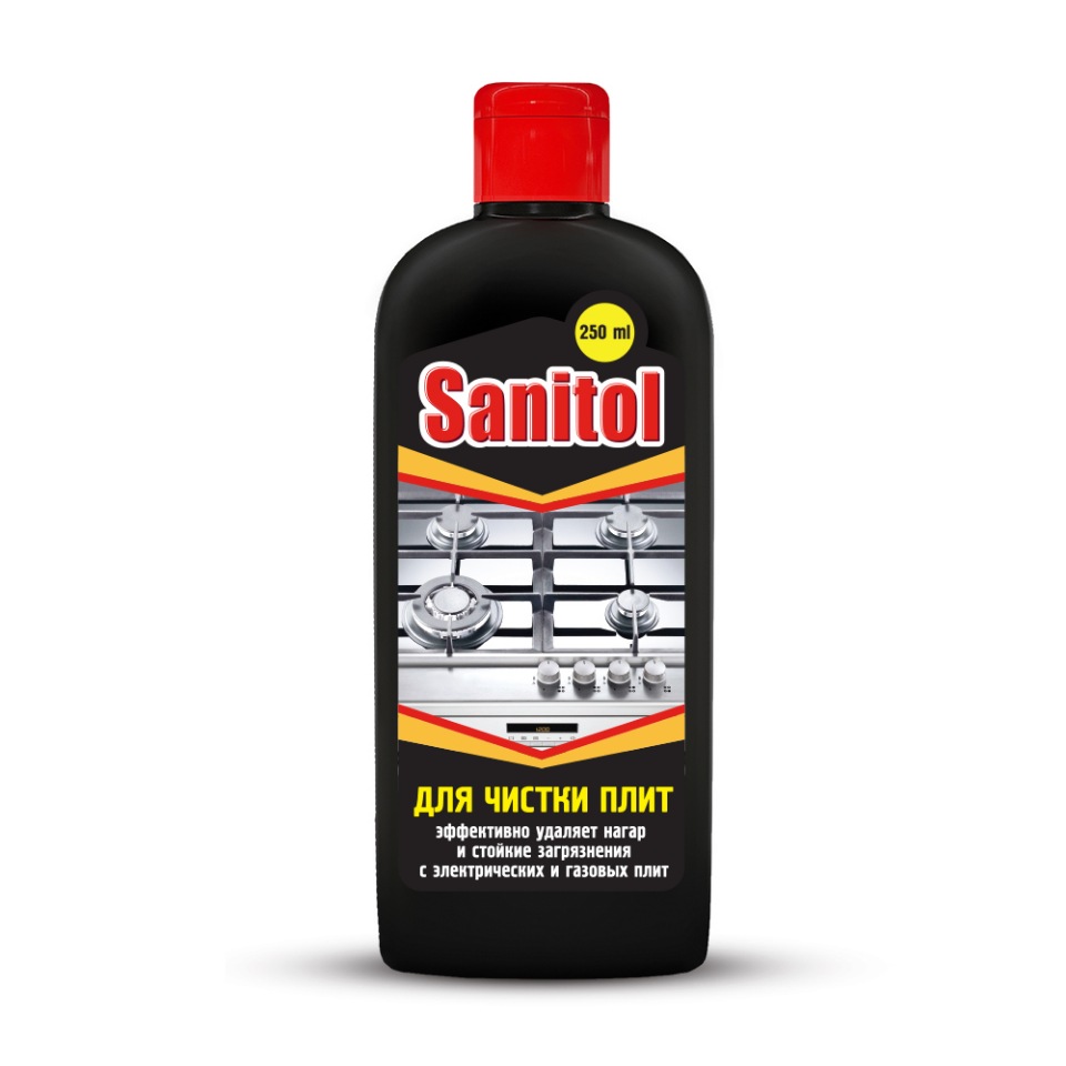 Крем Sanitol для чистки плит 250 мл.