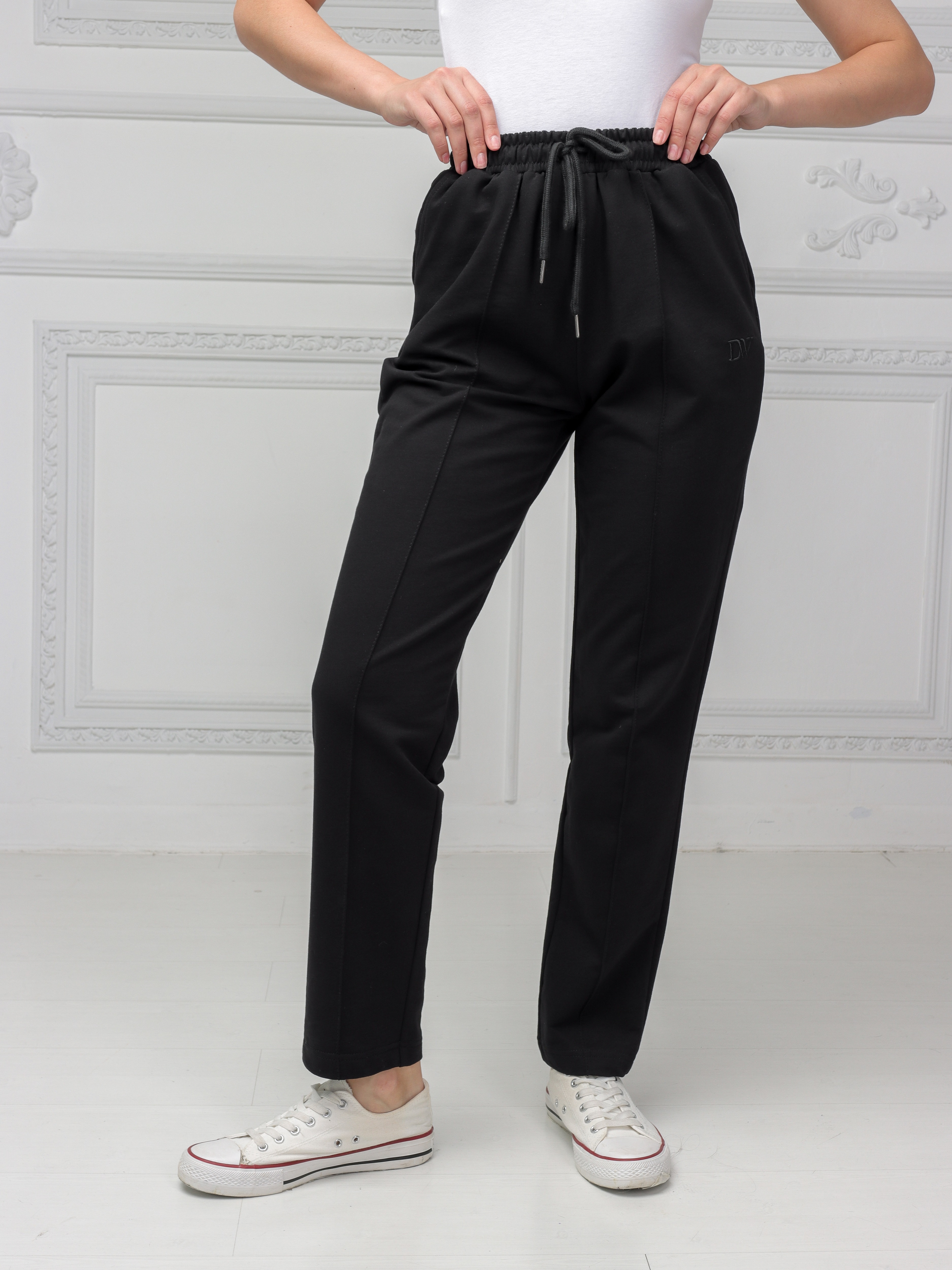 Спортивные брюки женские Daffy World о22020б черные 42 RU