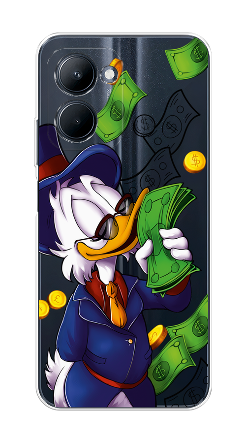 Чехол на Realme C33 "Scrooge McDuck with Money"