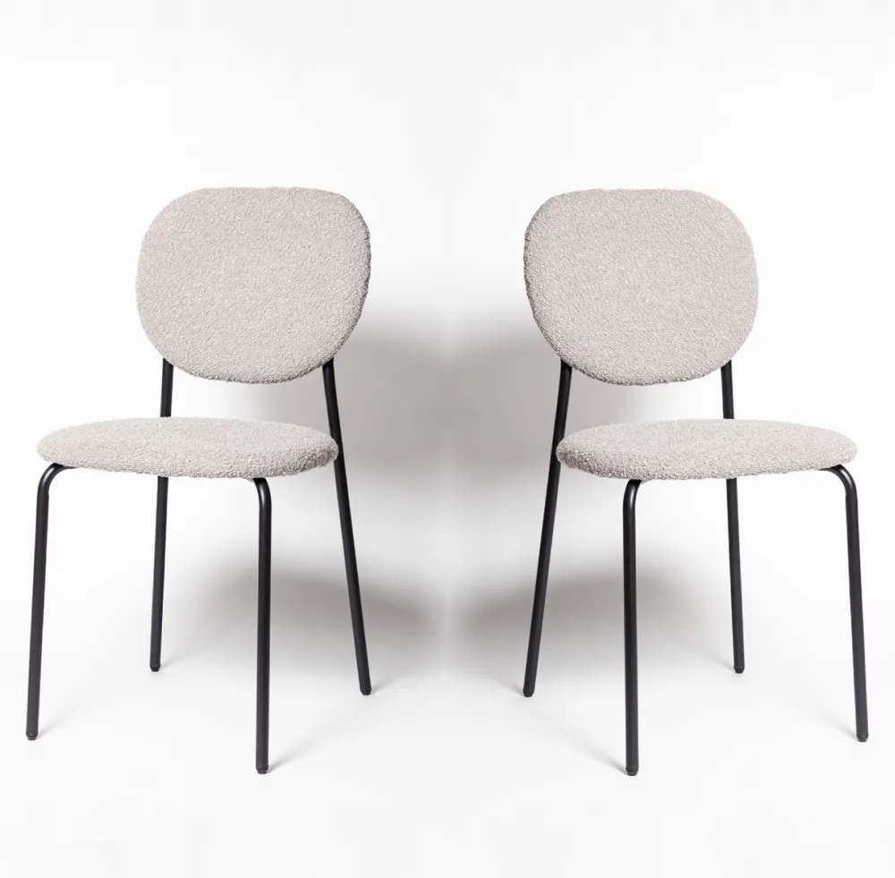 Комплект стульев для кухни Ла Рум С-101 серый букле, 2 шт