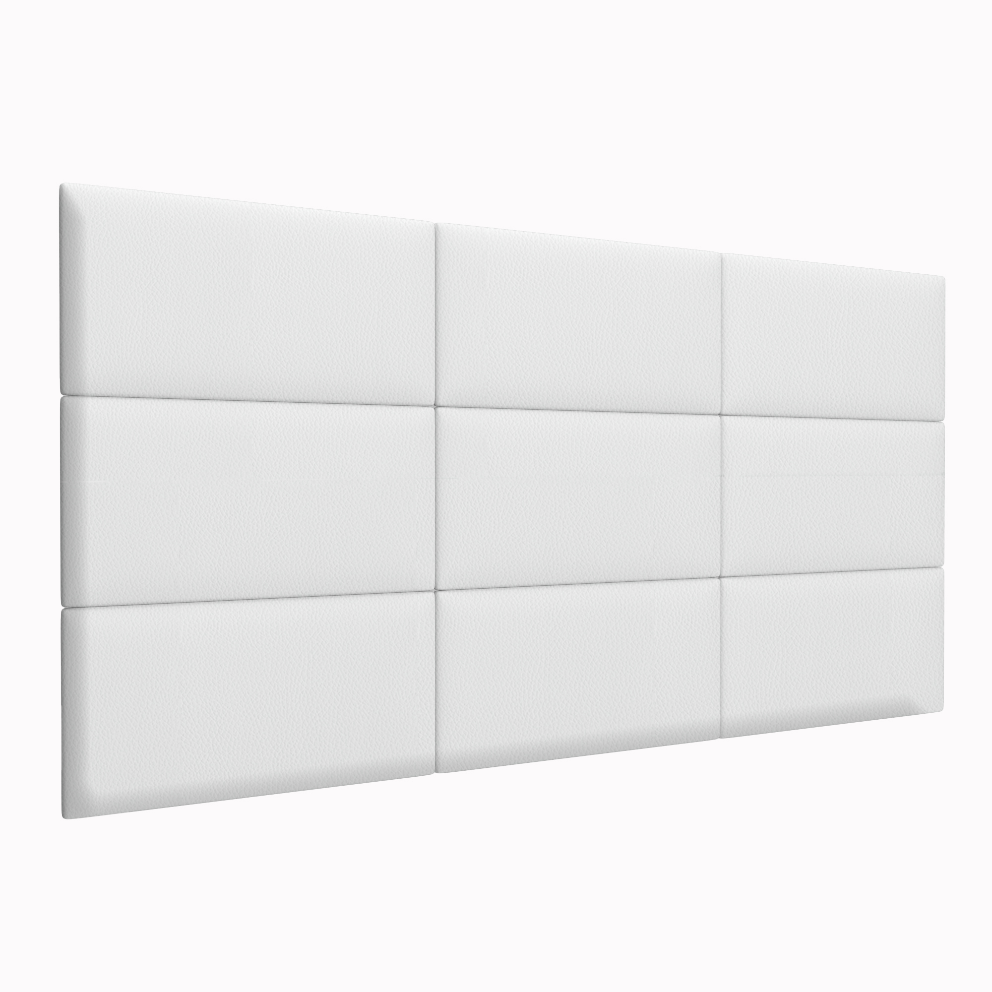 Прикроватная панель Eco Leather White 30х60 см 1 шт.