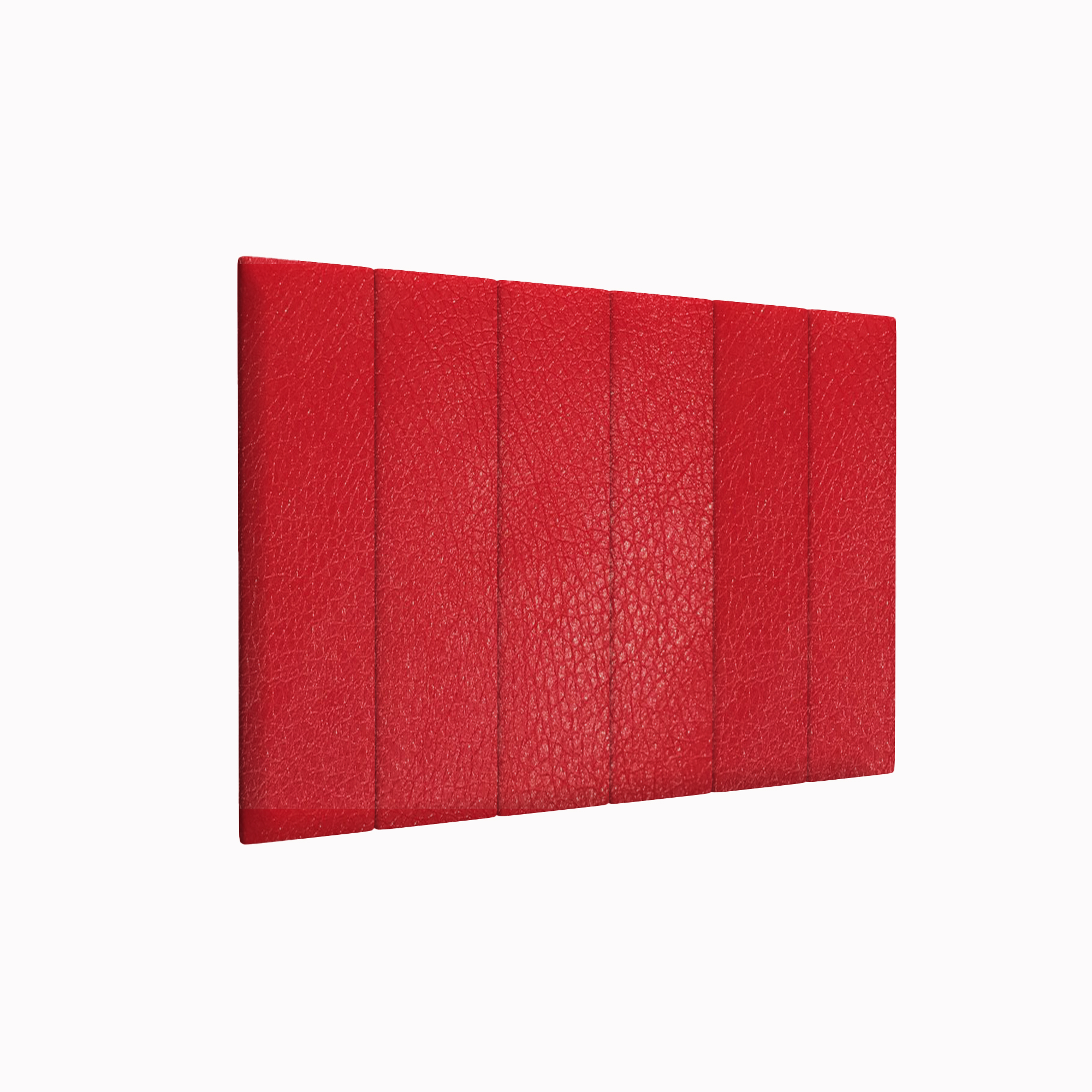 Прикроватная панель Eco Leather Red 20х80 см 4 шт.