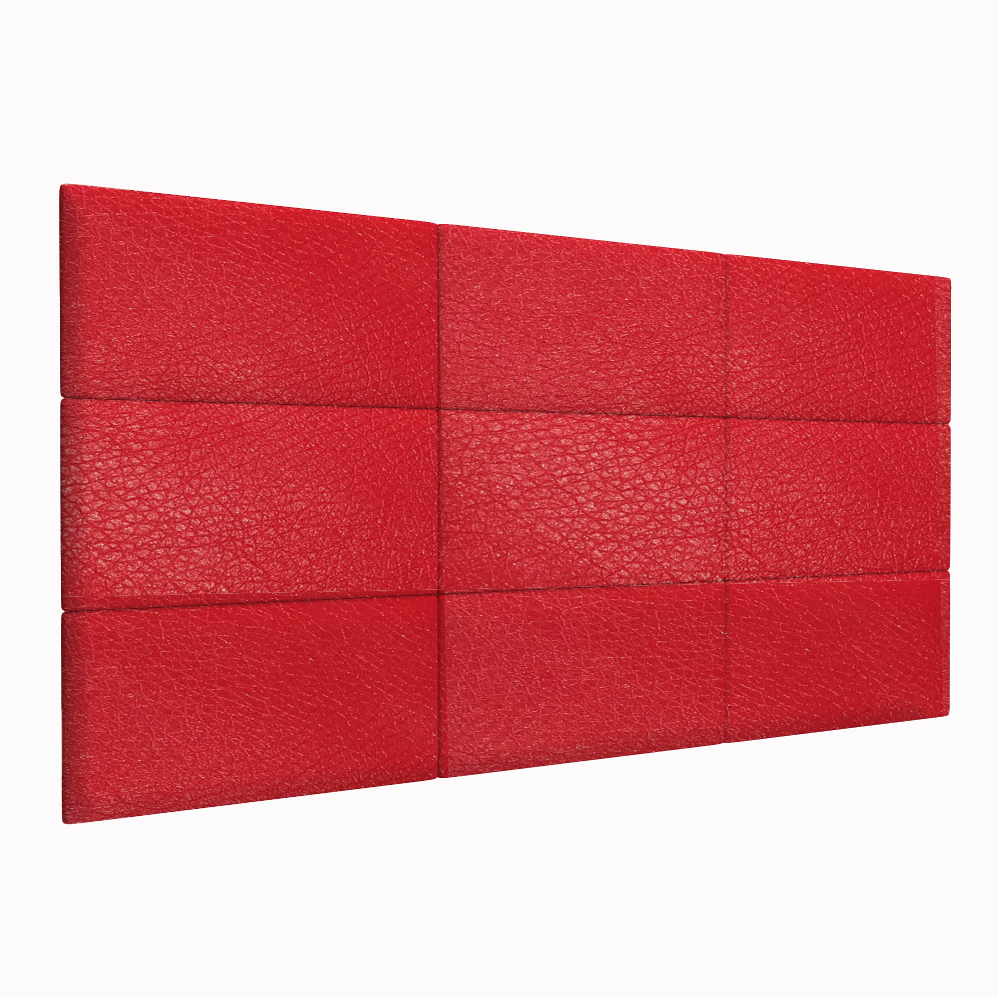 Прикроватная панель Eco Leather Red 30х60 см 1 шт.