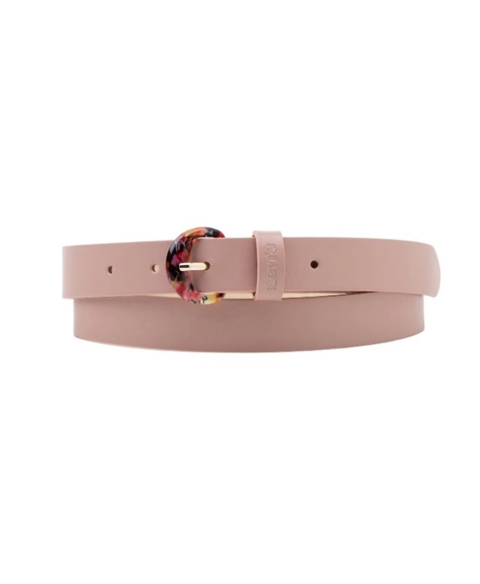 Ремень женский Levi's Women Feminine Shell Belt розовый, 80 см
