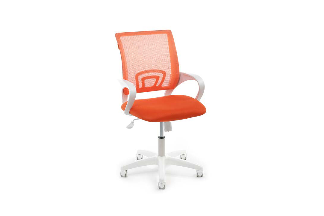 Офисное кресло Chairman 696 White Ткань/сетка TW-66 (оранжевая)