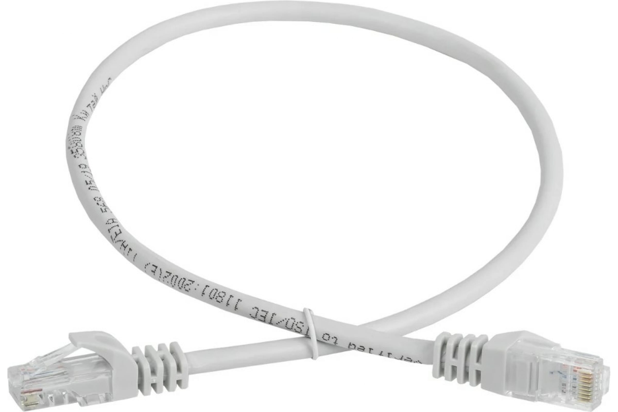 Патч-корд IEK RJ45 вилка - RJ45 вилка RJ 45 3м PC01-C5EU-3M-G