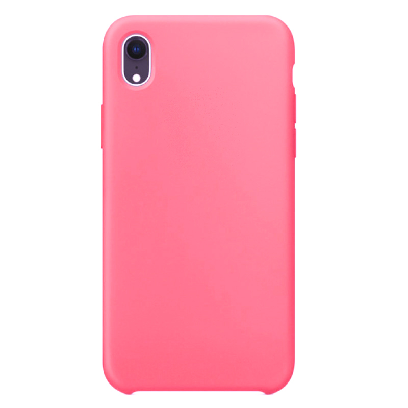 Силиконовый чехол Silicone Case для iPhone XR, розовый